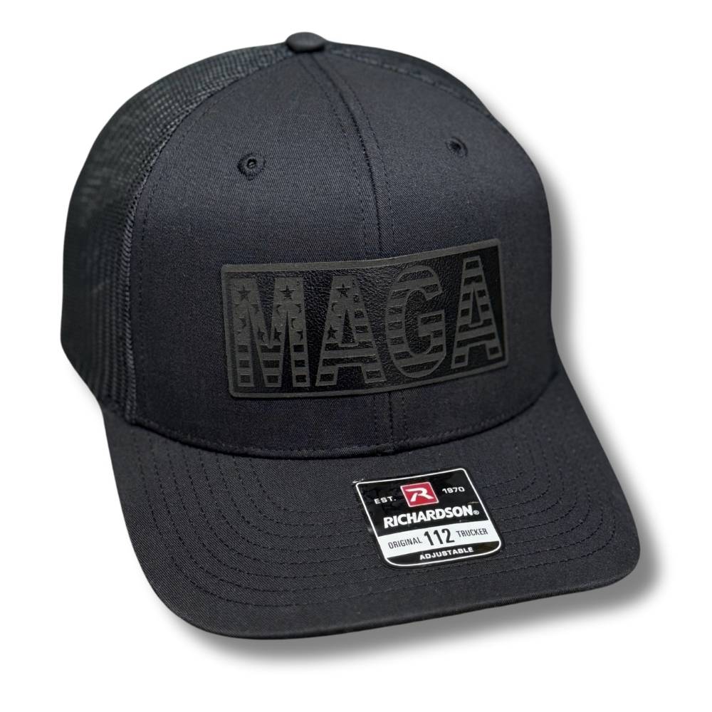 Dark MAGA Patch Hat - Elon Musk Make America Great Again Hat — Base ...